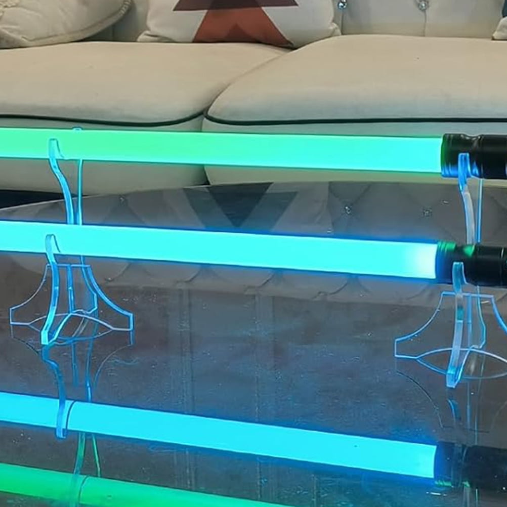 WHAMVOX 2pcs Acrylic Sword Display Rack 2-tiered Display Stand Desk ...