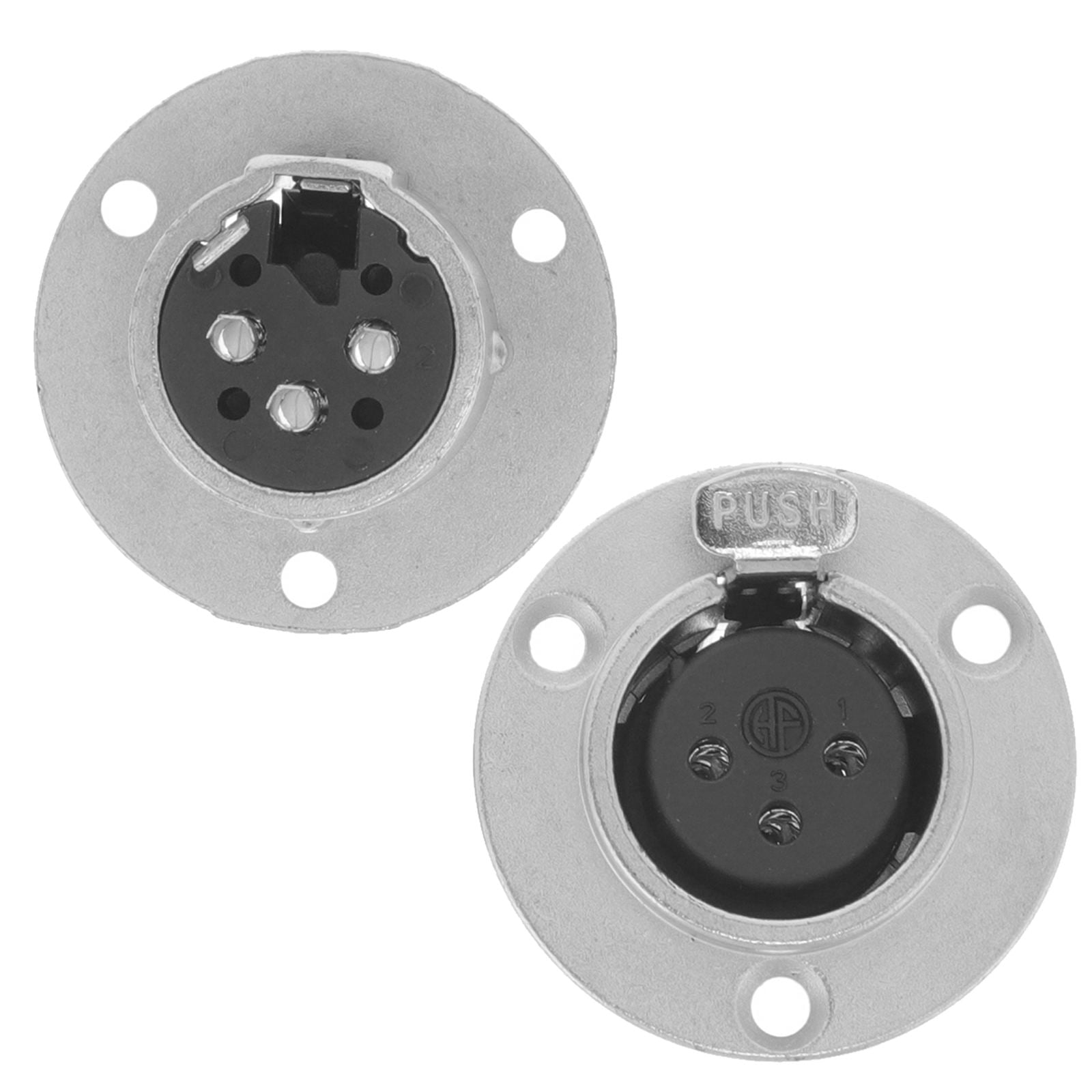 WHAMVOX 2pcs Audio Speaker Panel Adapter Panel Mount Microphone ...