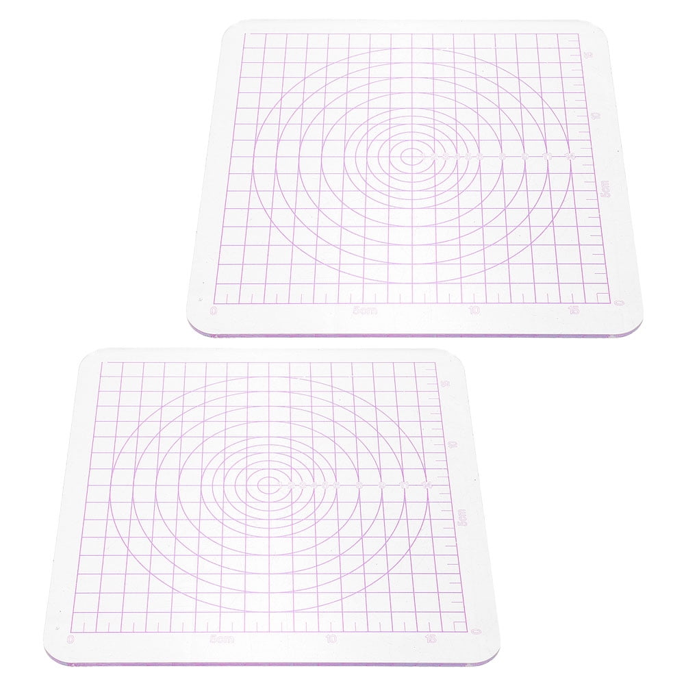 WHAMVOX 2pcs Clay Pressing Plates Rounded Corners Designed Boards for ...