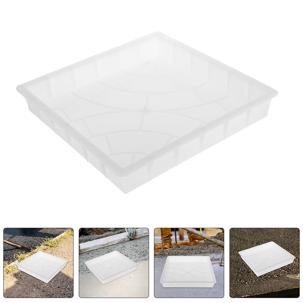 WHAMVOX 2pcs Concrete Pavement Mold Stepping Stone Mold Paver Mold ...