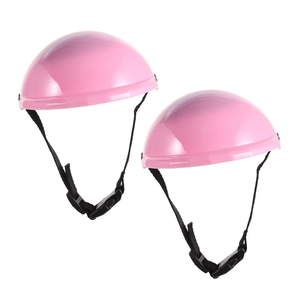 WHAMVOX 2pcs Doll Sports Helmet Safety Caps Mini Hard Hat Plastic Dolls ...