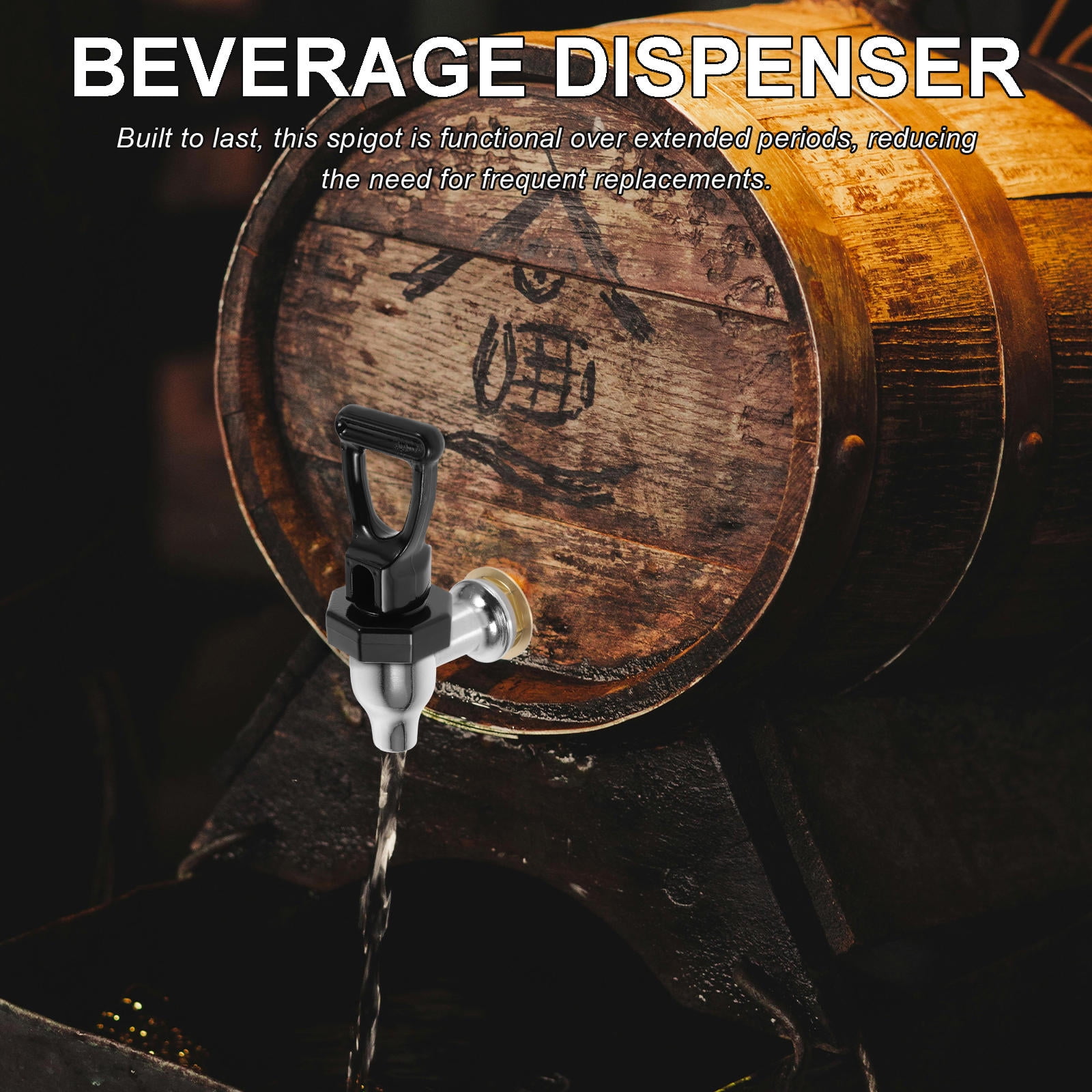 WHAMVOX 2pcs Drink Dispenser Spigot Handles Replacement Water Coolers ...