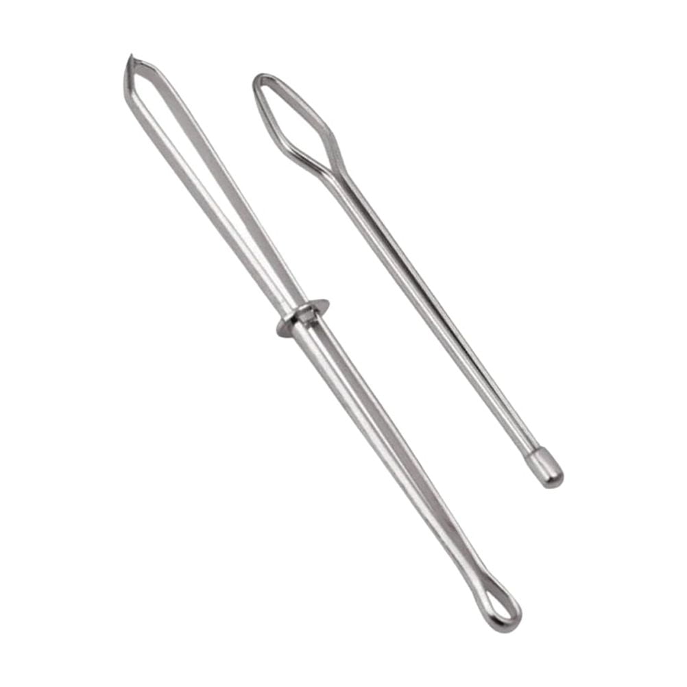 WHAMVOX 2pcs Elastic Tool Threaders For Sewing Elastic Metal Pull ...