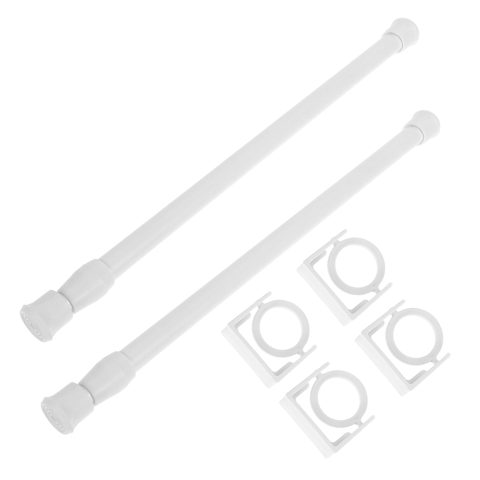 WHAMVOX 2pcs Extendable Towel Rods Adjustable Length Towel Holder Space ...