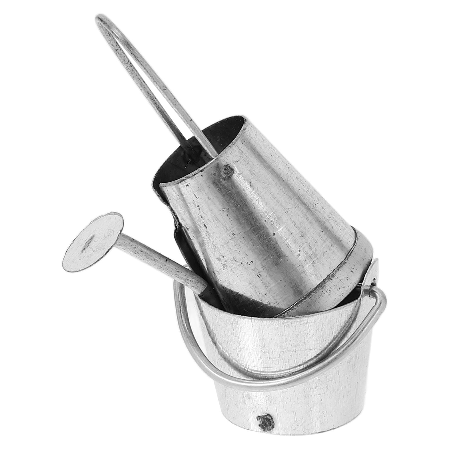 WHAMVOX 2pcs Mini Bucket Mini House Water Barrel Micro Landscape ...