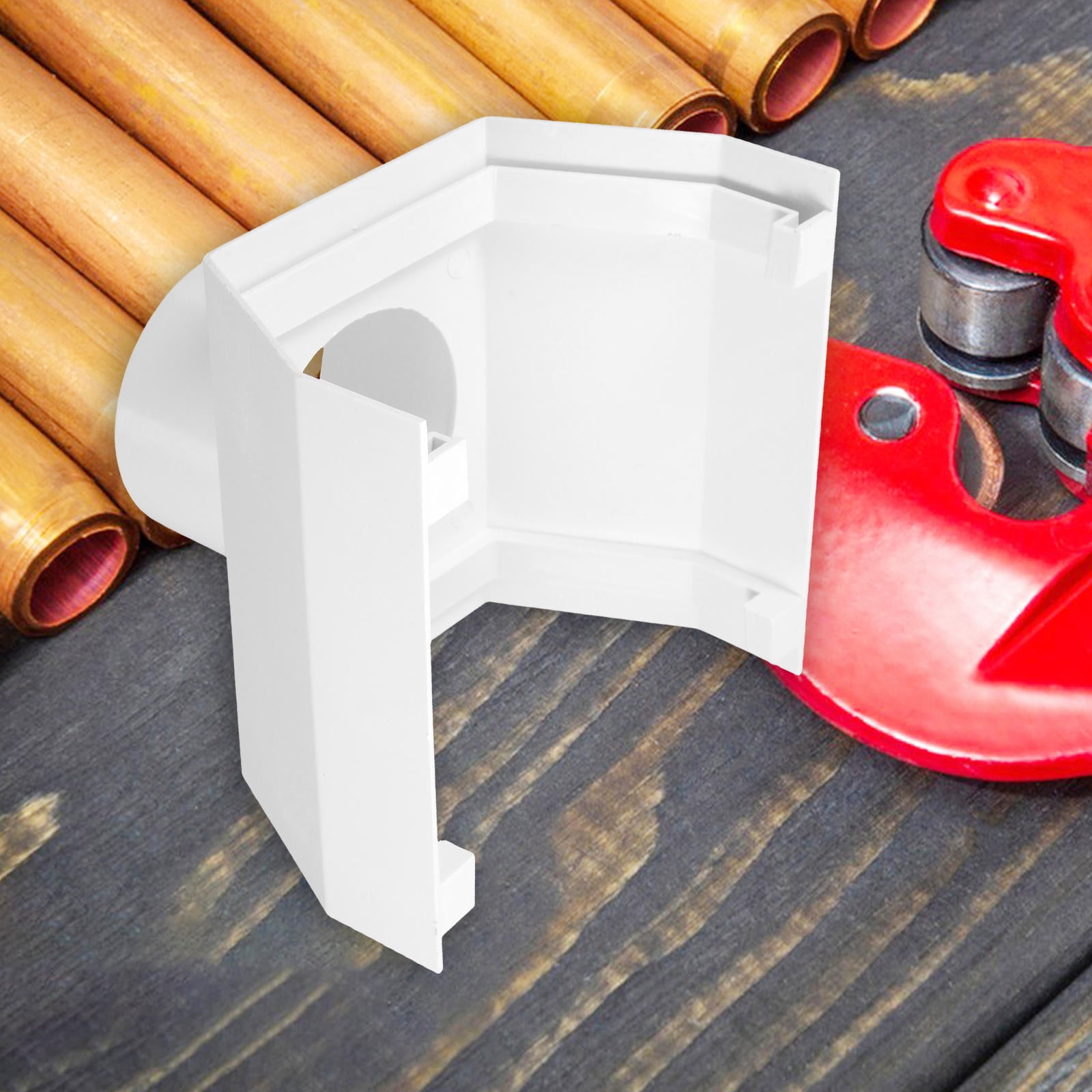 WHAMVOX 2pcs Outdoor Rain Gutter Downspout Connector Portable Plastic ...