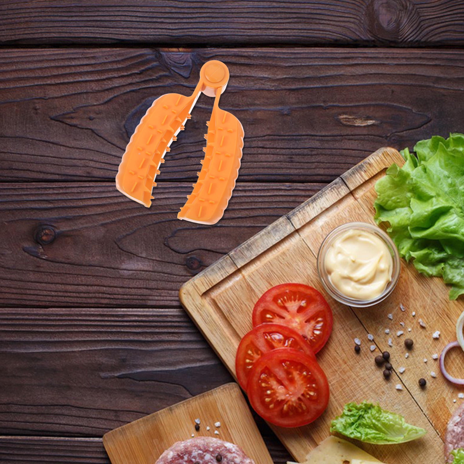 WHAMVOX 2pcs Plastic Finger Guards Kitchen Cutting Finger Protectors ...