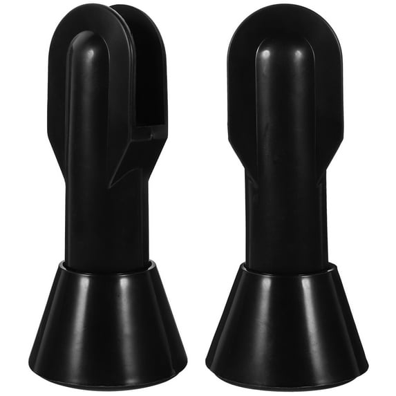 WHAMVOX 2pcs Plastic Partition Foot Restroom Partition Holder Sturdy ...