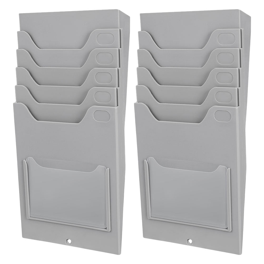 WHAMVOX 2pcs Rack Badge Rack Wall Mounted Holder Hanging Organizer For ...