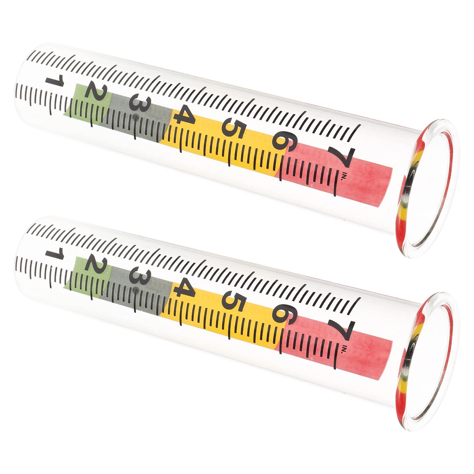 WHAMVOX 2pcs Rain Gauge Outdoor Clear Scale Accurate Rain Water Meter ...