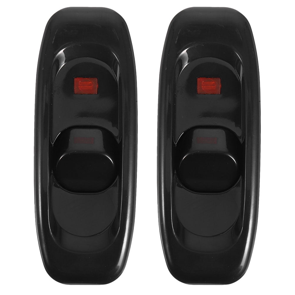 WHAMVOX 2pcs Replacement Switch Light Switches Inline Cord Switch Inline Switch Practical Light ...