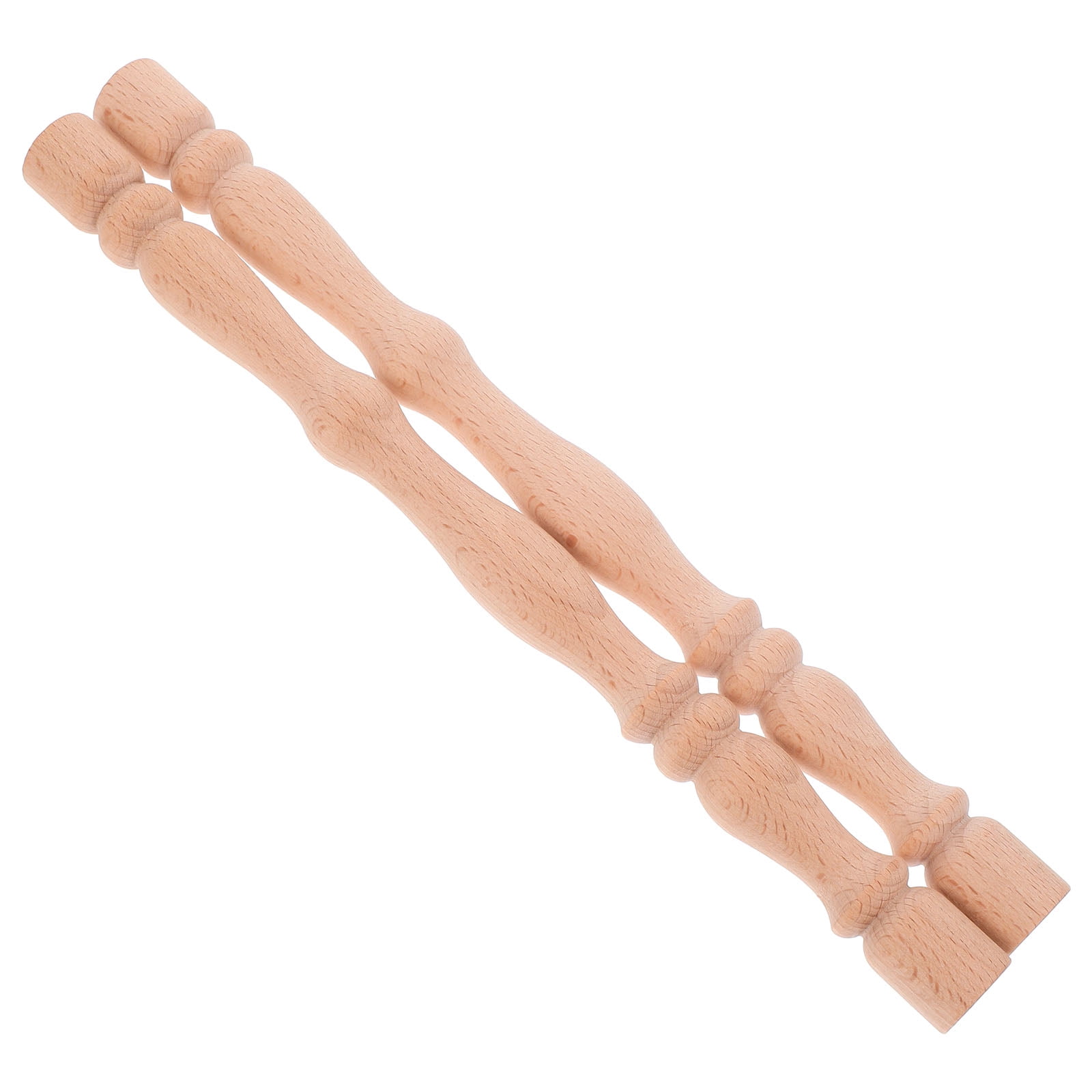 WHAMVOX 2pcs Small Wooden Column Home Pillars Roman Column Solid ...