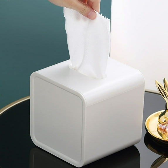 WHAMVOX 2pcs Square Tissue Box Tissue Box Dispenser Bathroom Office ...