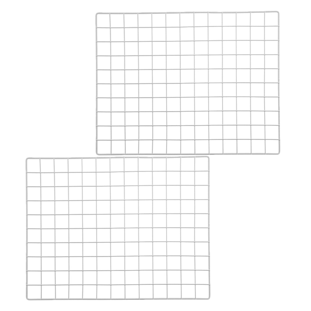 WHAMVOX 2pcs Wire Wall Grid for Photos Wire Wall Grid Photo Grid Panel ...