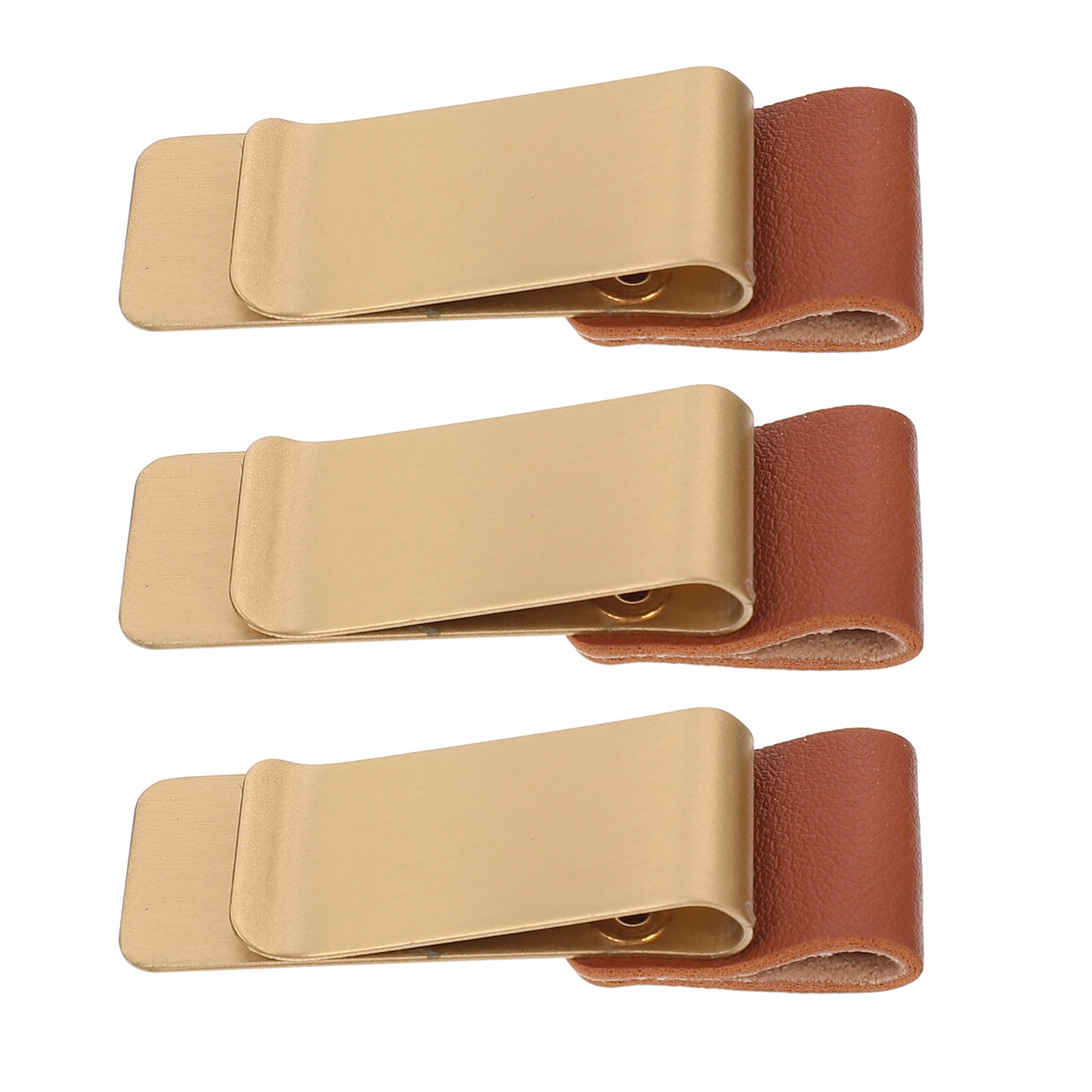 WHAMVOX 3 Pcs Binder Clip Cute Paper Clips Bill Folder Office 7X2.3X1 ...