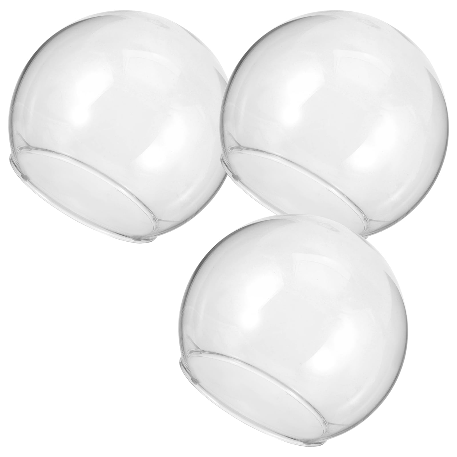 WHAMVOX 3 Pcs Cake Tray Cover Dessert Display Transparent Cloche ...