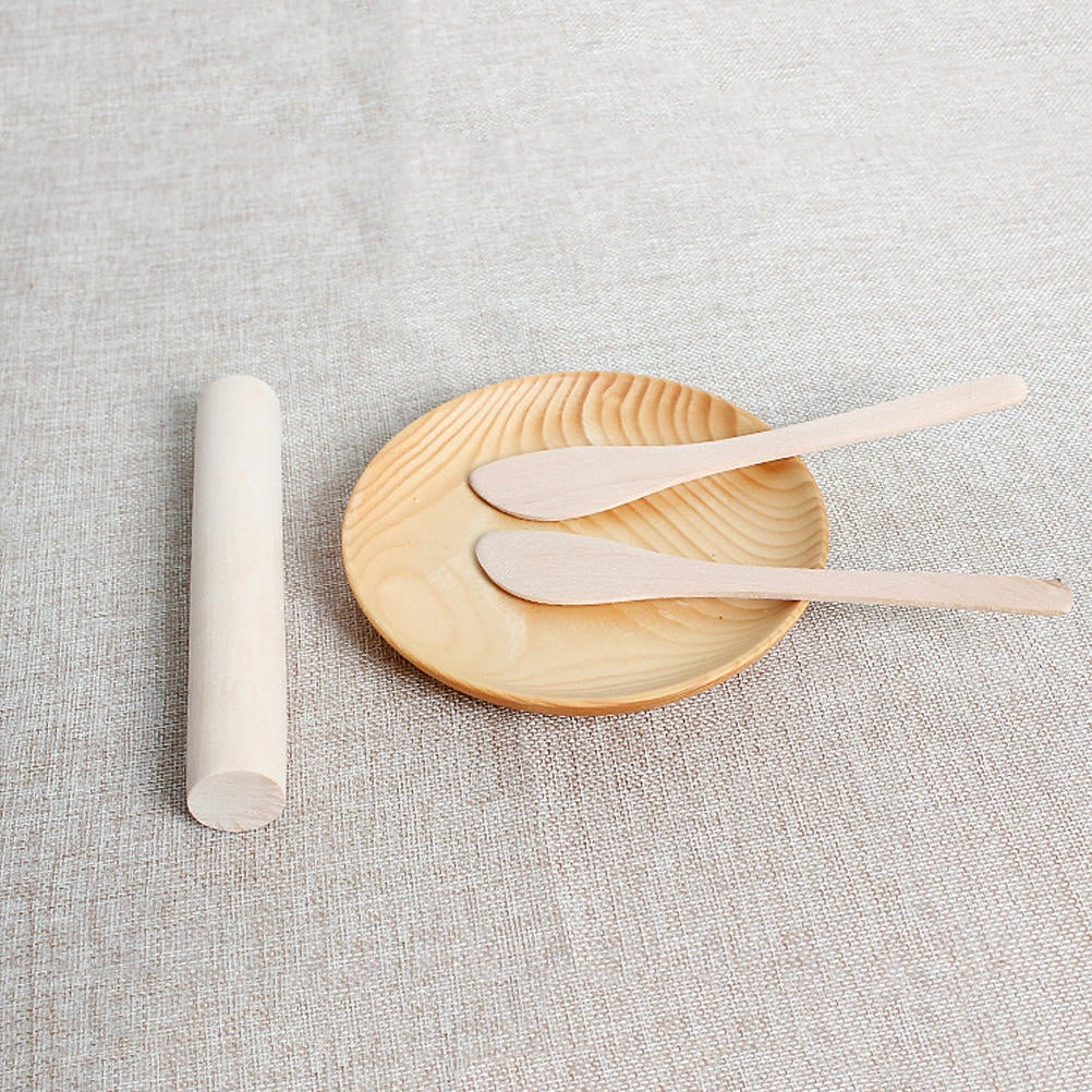 WHAMVOX 3 Pcs Dumpling Skin Rolling Pin Set Homemade Dumplings Dough ...