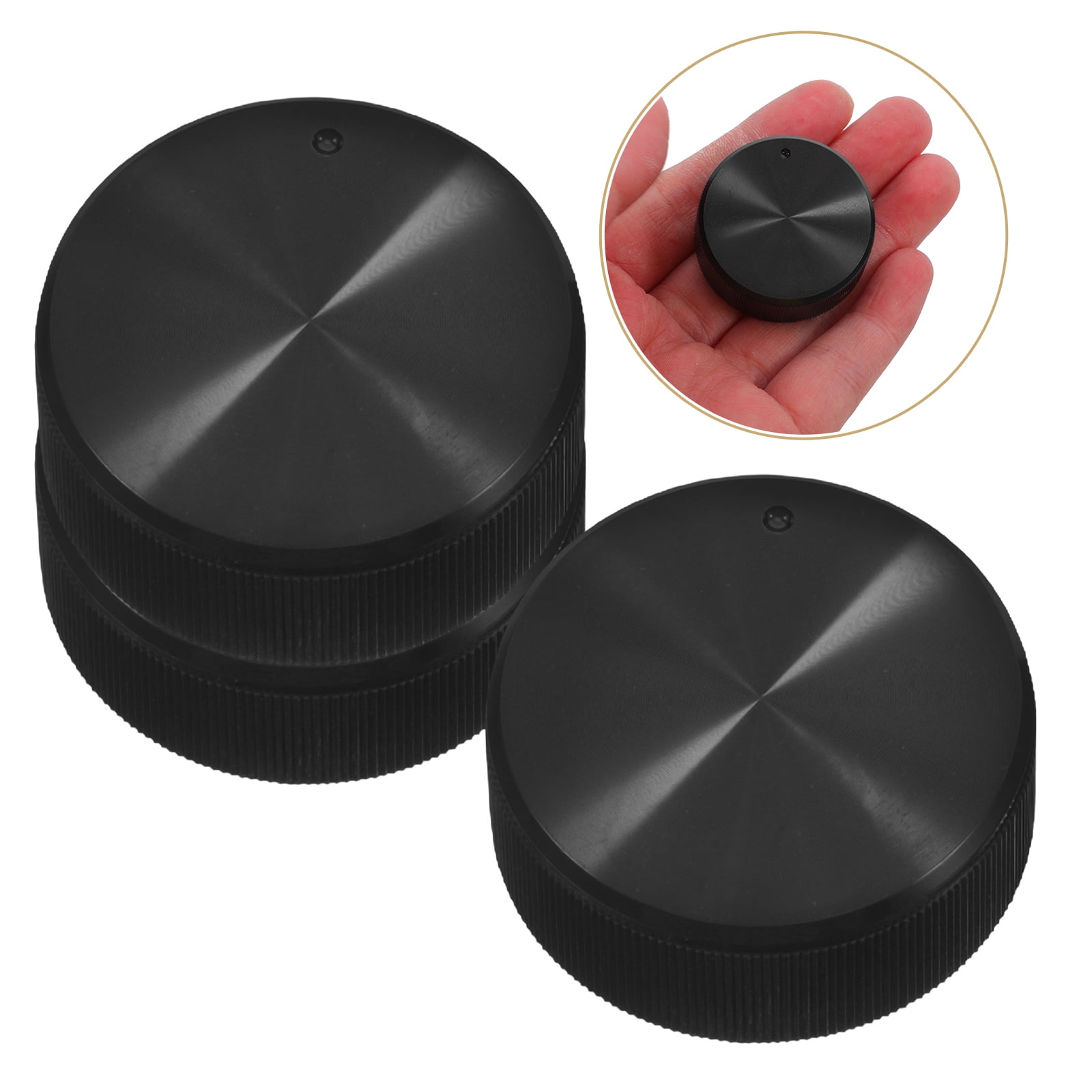 WHAMVOX 3 Pcs Electric Switch Knob Potentiometer Control Knobs Black ...