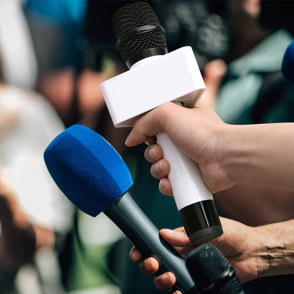 WHAMVOX 3 Pcs Logo Microphone Professional Interview Logos Colorful ...