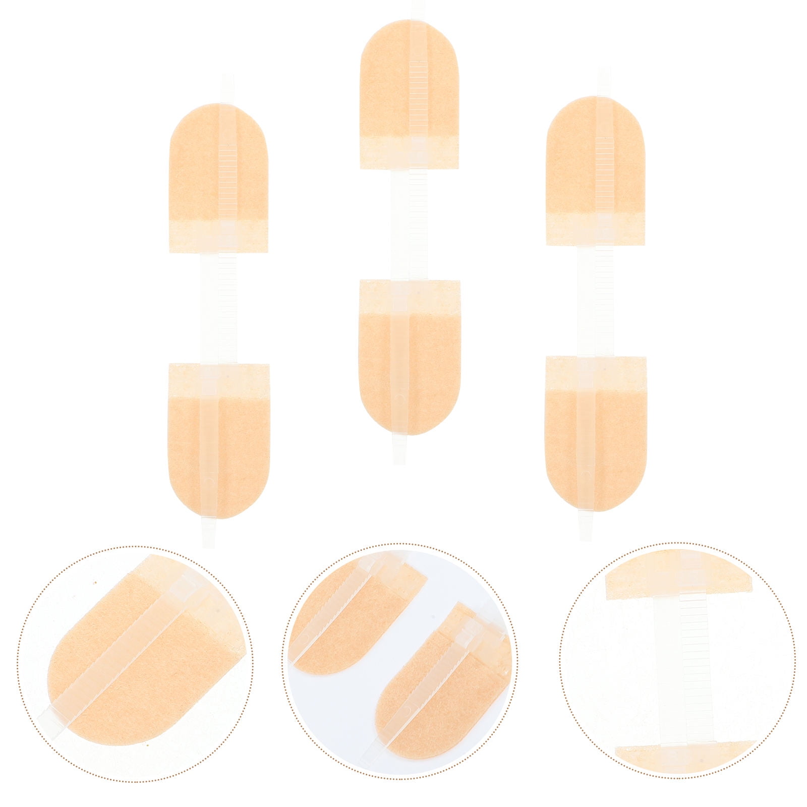 WHAMVOX 3 Pcs No-sew Tape Large for Wounds Butterfly Closures Bandages ...