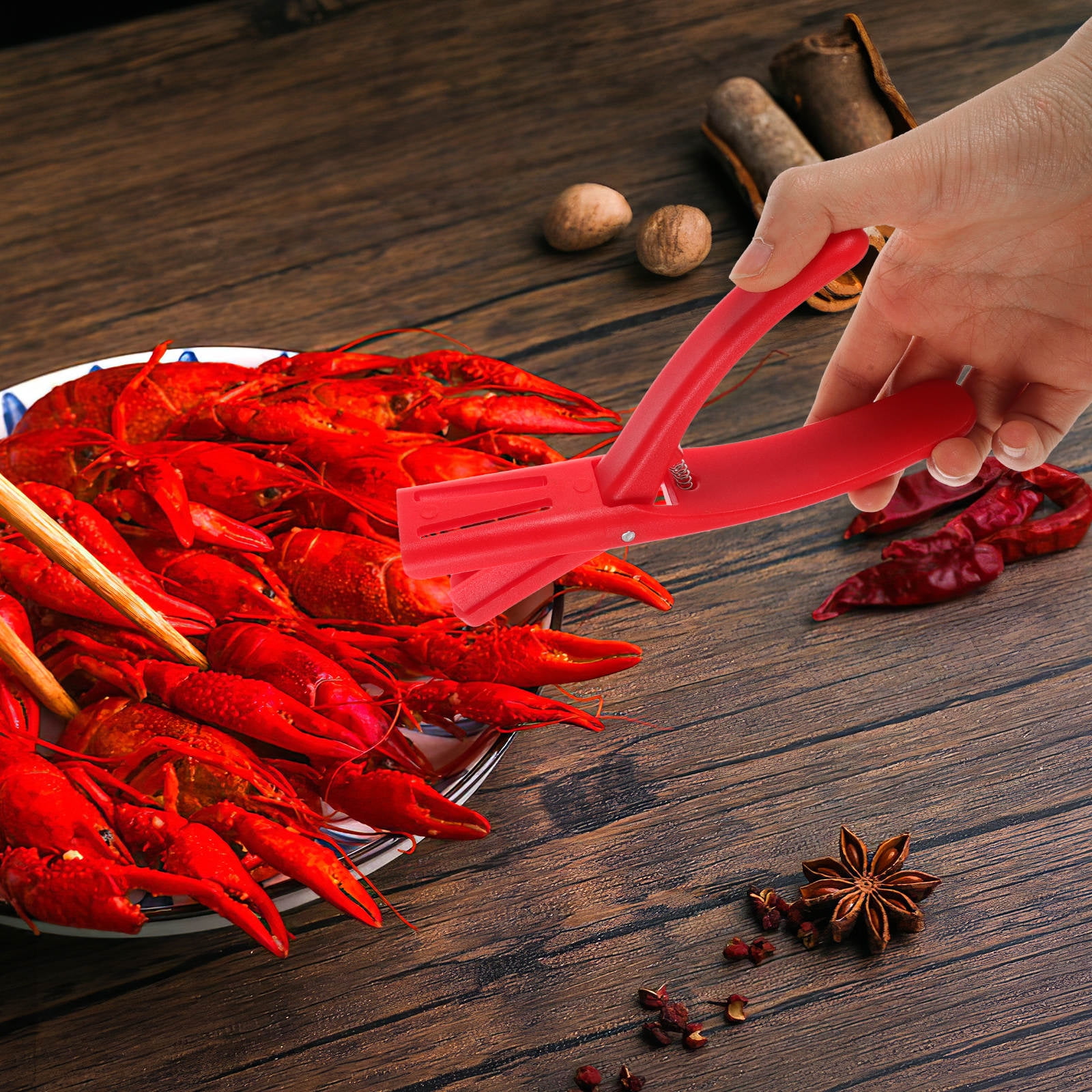 WHAMVOX 3 Pcs Shrimp Tail Peeler Crawfish Sheller Tool Shelling Pliers ...