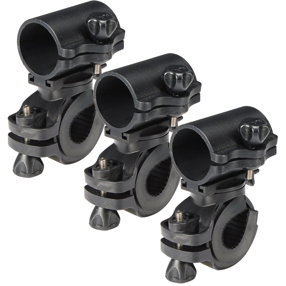 WHAMVOX Bike Light Bracket ABS Metal Soft Anti-Slip Rubber 3Set ...