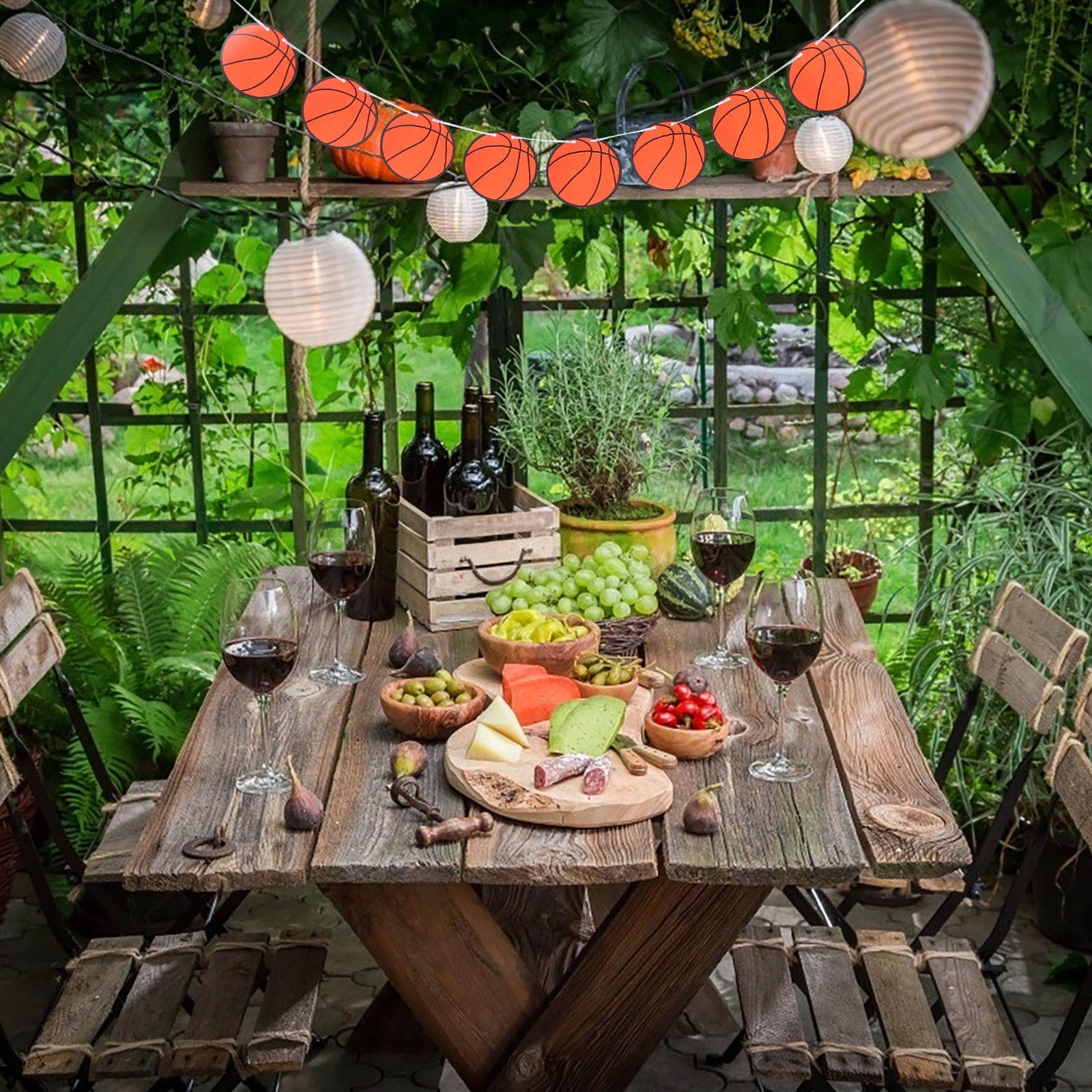 WHAMVOX 3 Strings Basketball Party Banners Sports Theme Party Hanging ...