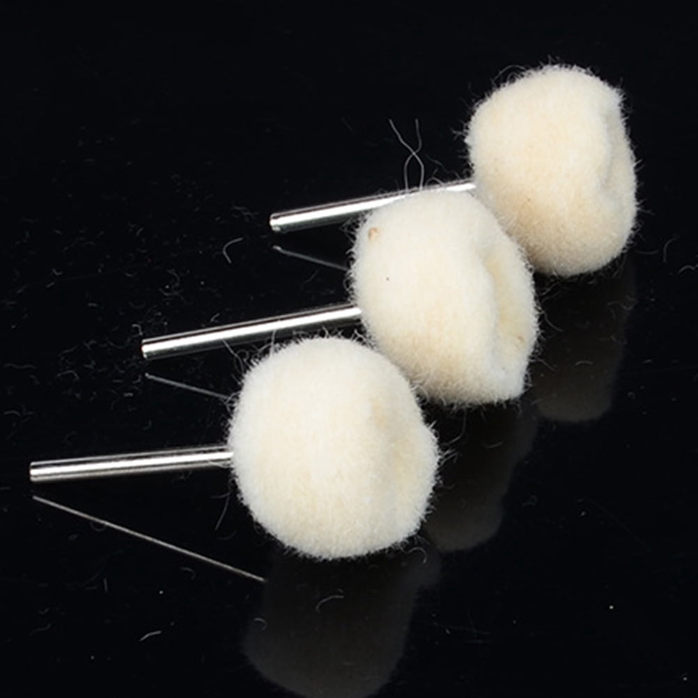 WHAMVOX 30 PCS Wool Polishing Wheel Rotary Tools Jewelcrafting Rotary ...