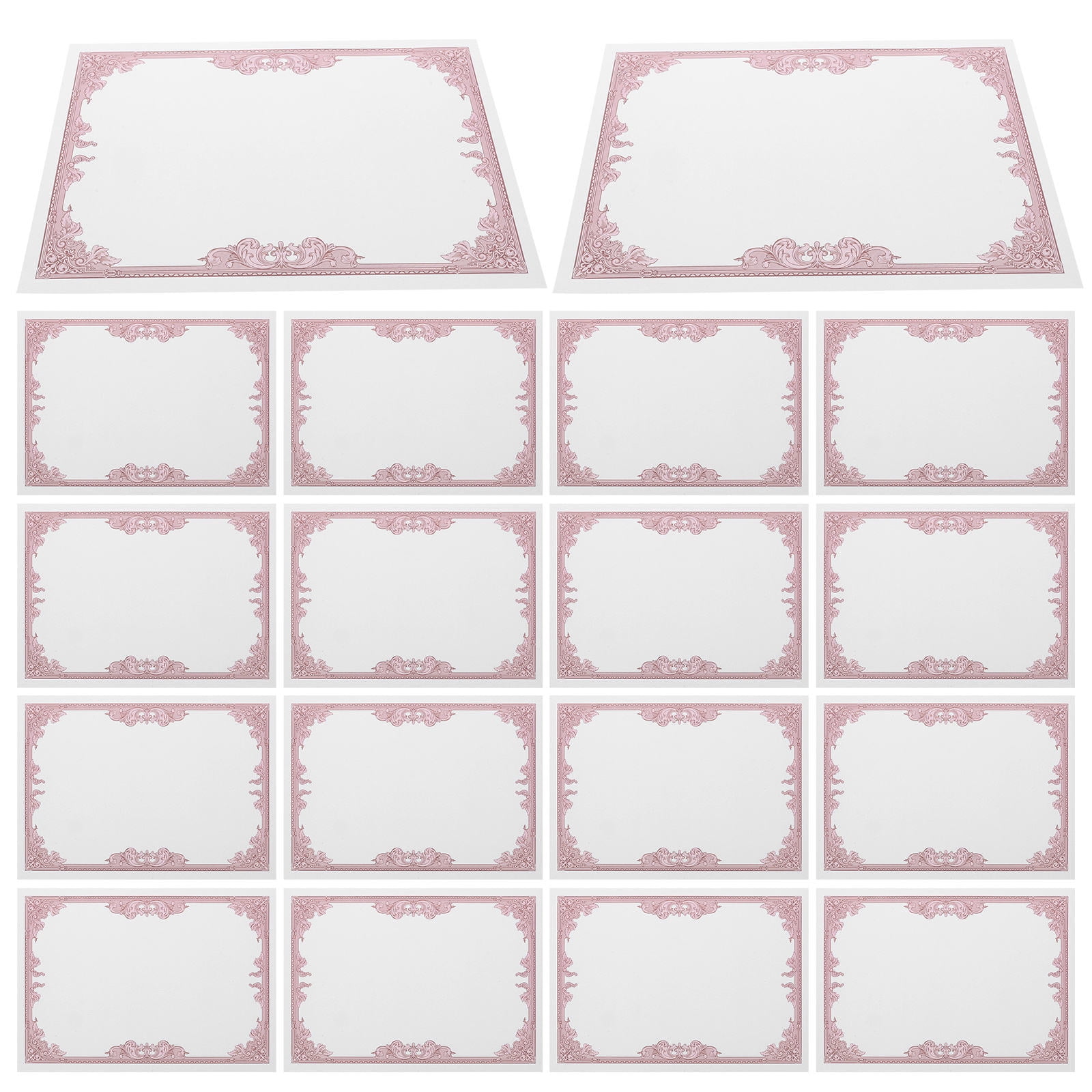 WHAMVOX 30 Pcs Academic Certificate Paper Graduate Parchment Student ...