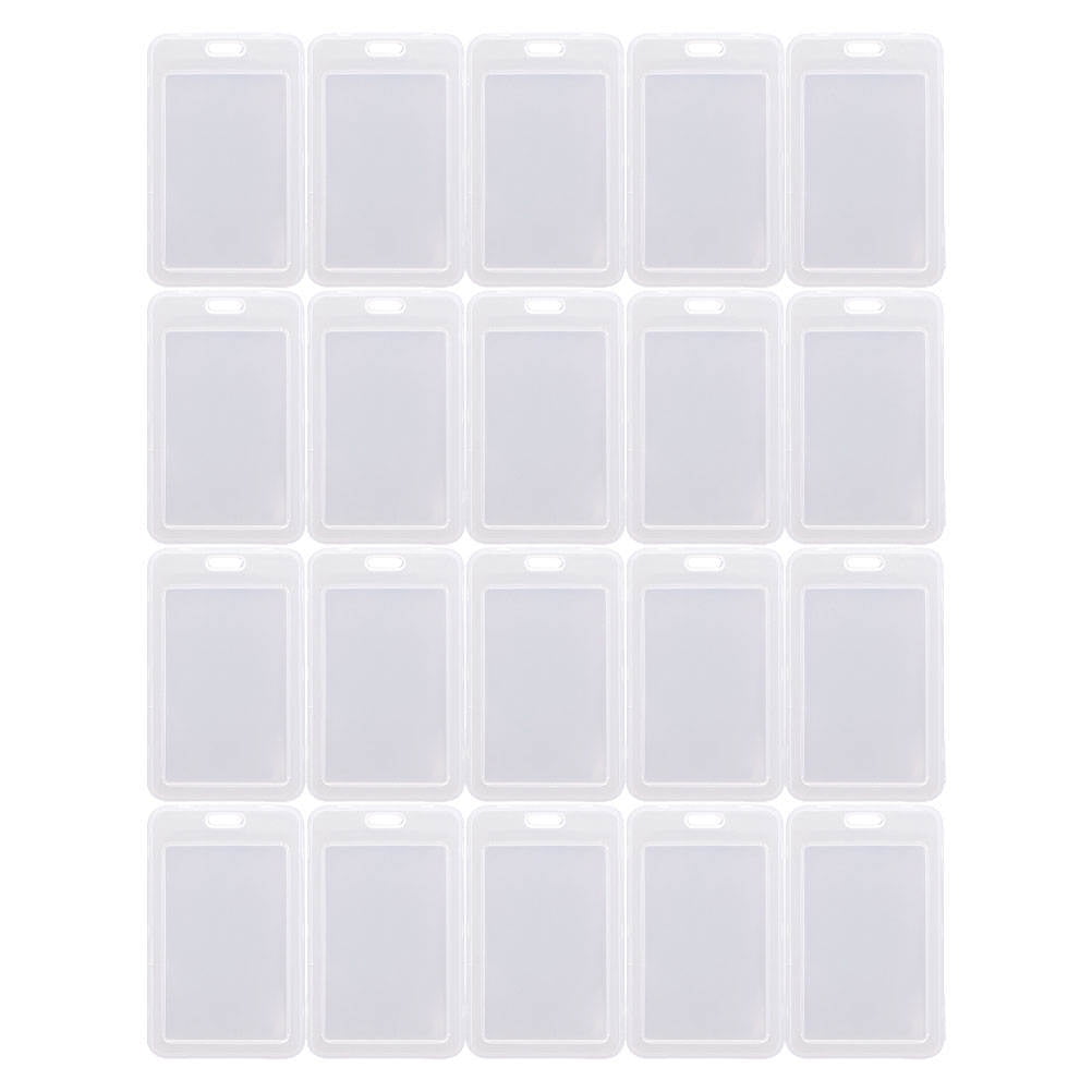 FESTFENDS Nurse Badge Holder Clamshell Transparent 30Pcs for Daily Use ...