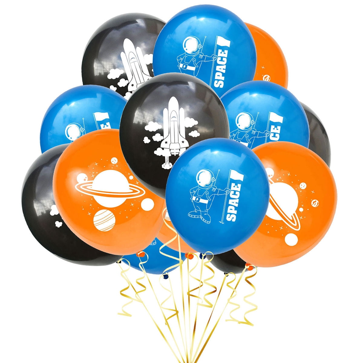 WHAMVOX 30 Pcs Balloon Flag Decoration Solar System Unforgettable Party ...
