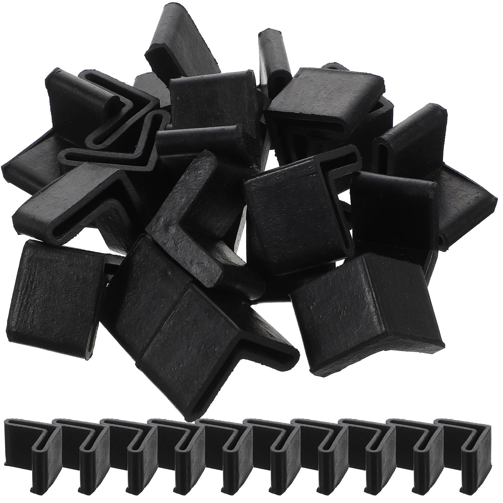 WHAMVOX 30 Pcs Chair Leg Floor Protectors Square Furniture Leg Pads ...