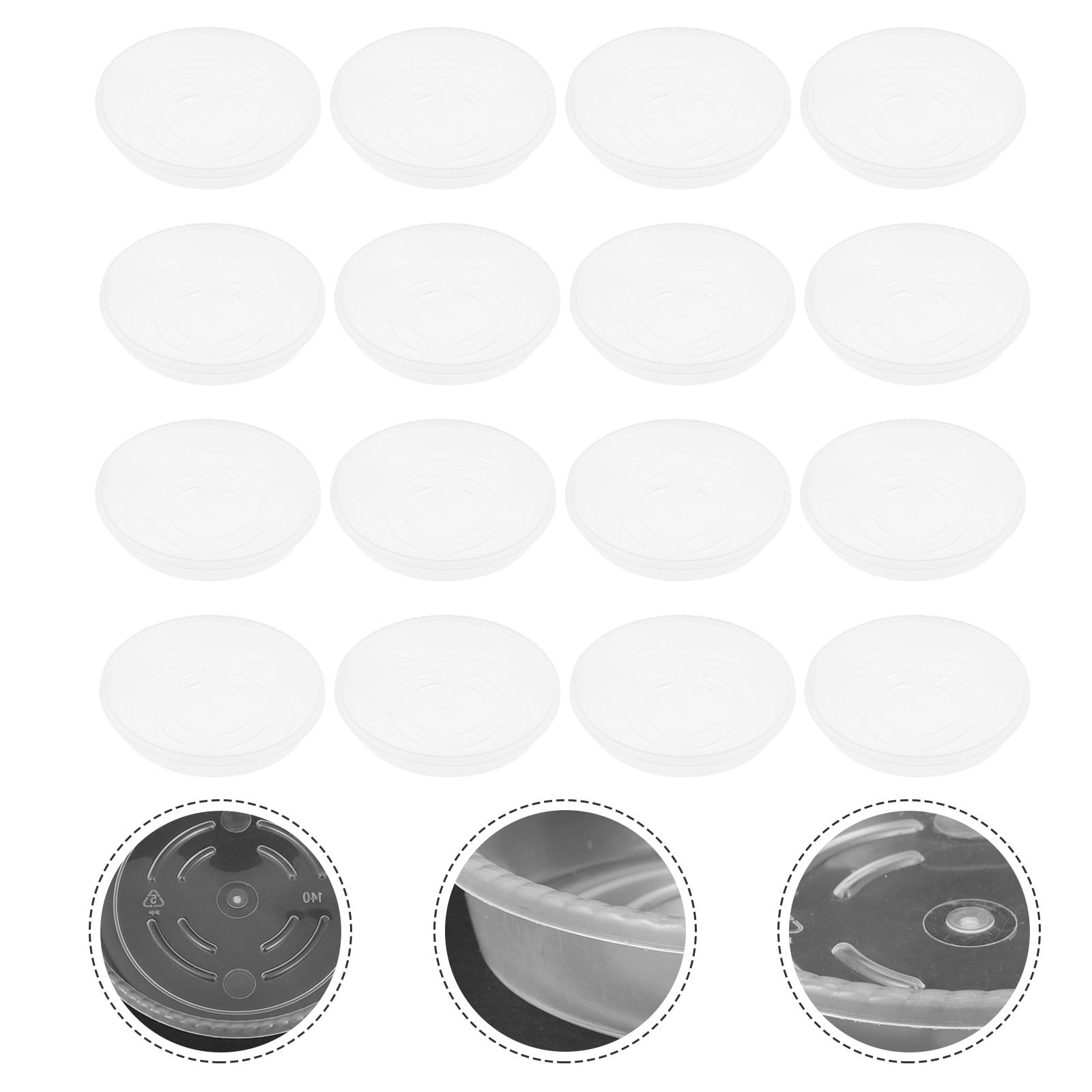 WHAMVOX 30 Pcs Plant Water Tray Plastic Drip Pot Saucer Flower ...