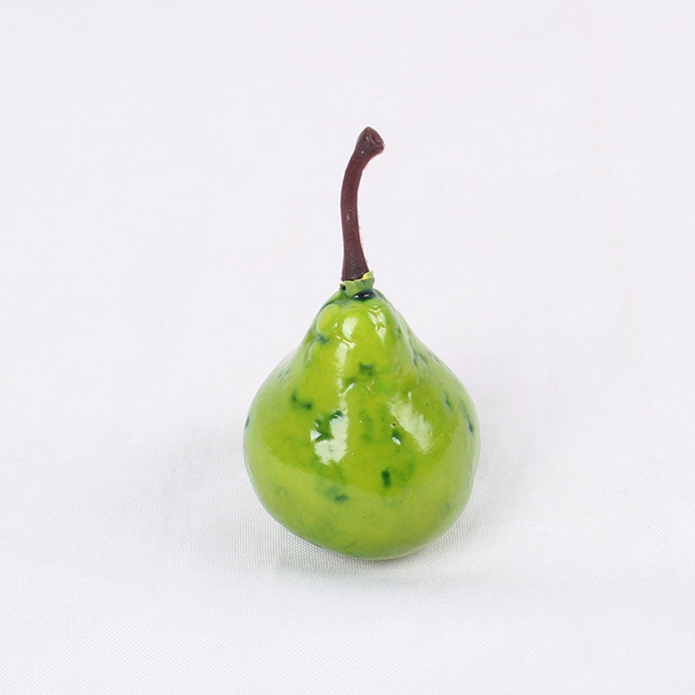 WHAMVOX 30 Pcs Realistic Pear Model Fake Fruit Simulation Artificial ...