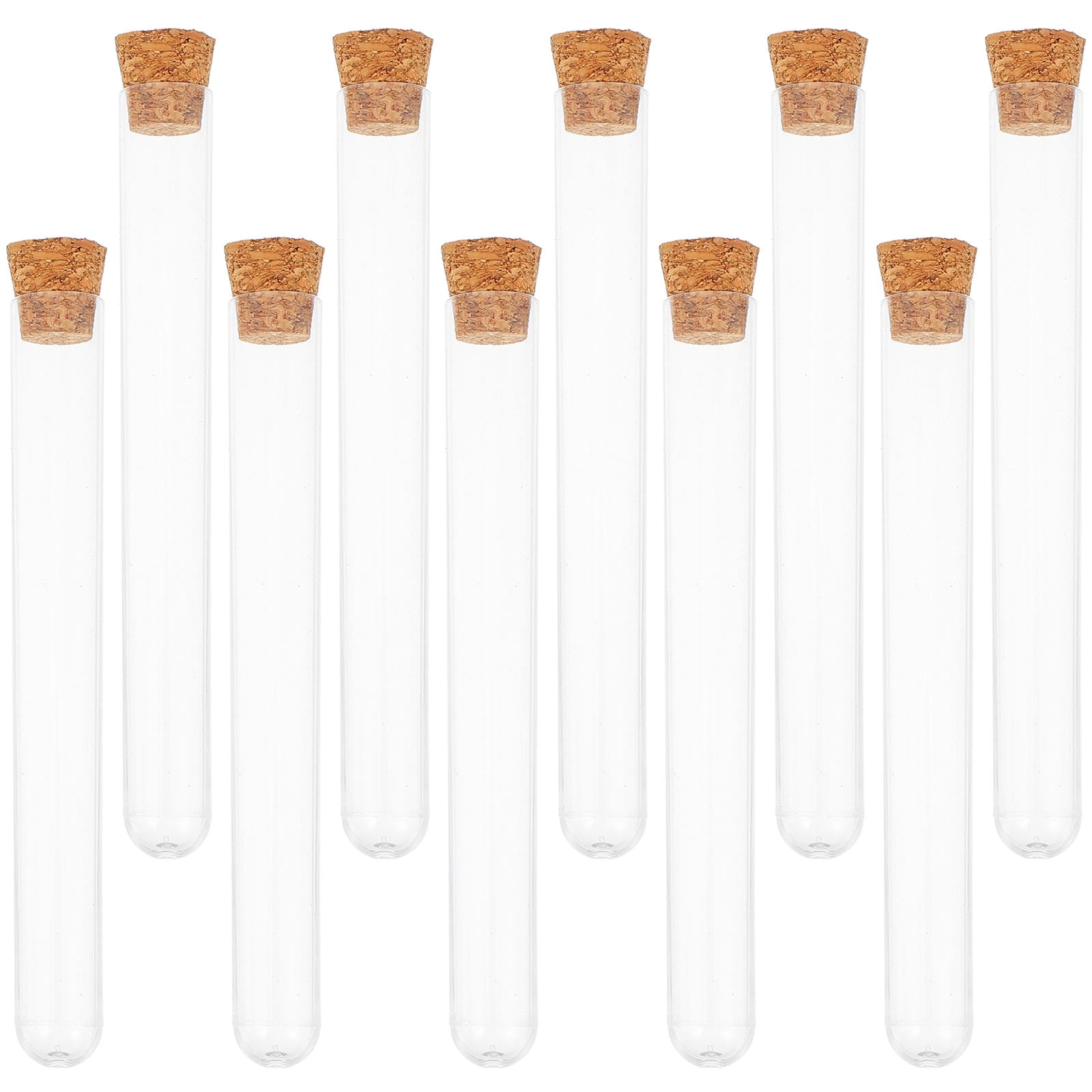 WHAMVOX 30 Pcs Test Tubes with Lids Storage Cork Small Item Compact ...