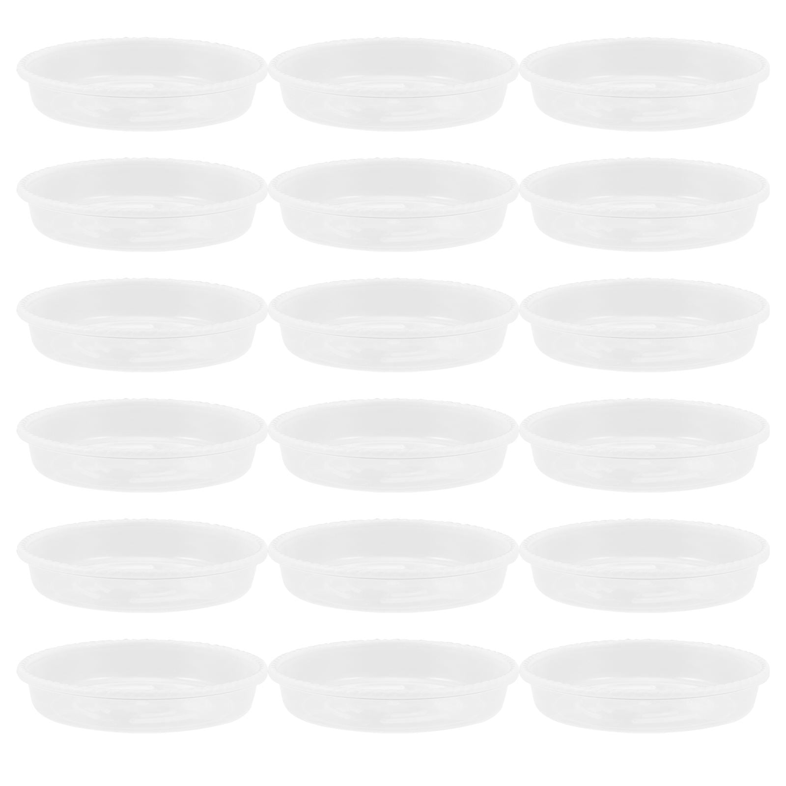 WHAMVOX 30 Pcs for Trays Plastic Drip Tray Flower Pot Drip Tray 15X15CM ...
