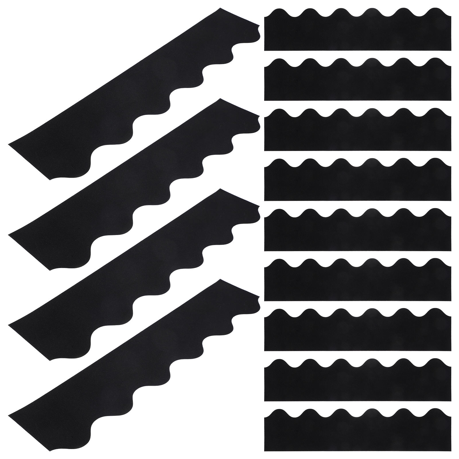 WHAMVOX 30 Sheets Black Bulletin Board Trim Adorable Border Sticker ...