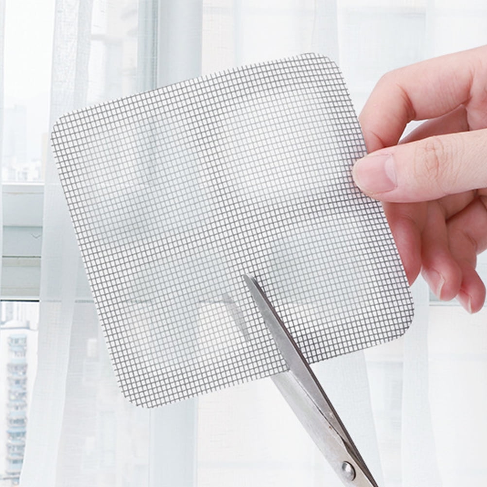 WHAMVOX 30 Sheets Window Screen Repair Kit Fiberglass Temporary Black ...