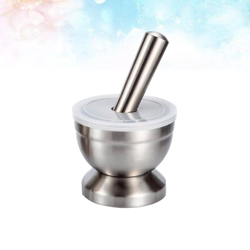 WHAMVOX 304 Stainless Steel Cup Garlic Pounder Medicine Pounding Tank ...