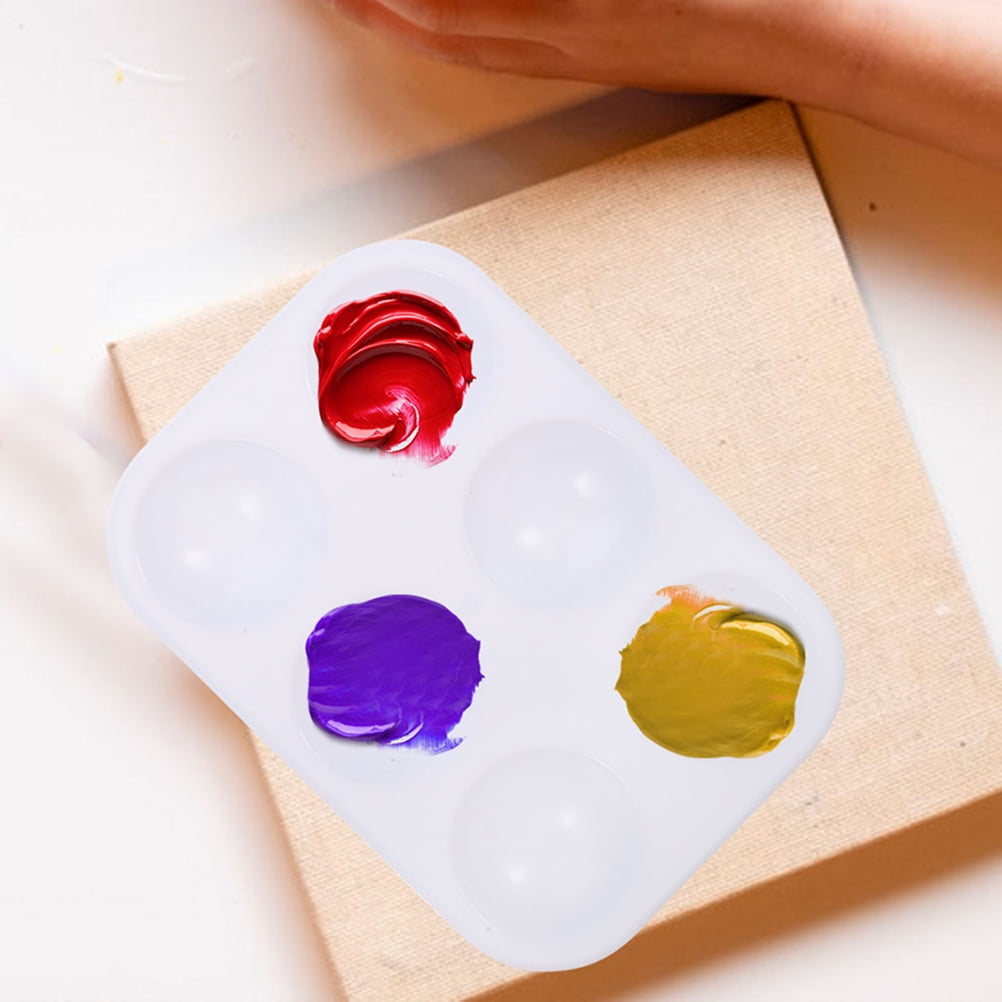 WHAMVOX 30Pcs Oil Painting Paint Tray Plastic Color Mixing Palette ...