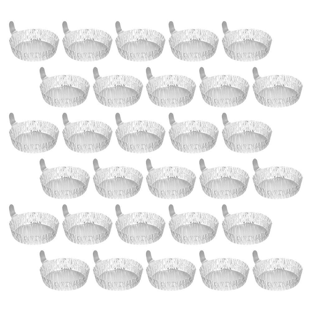 WHAMVOX 30pcs Aluminum Weighing Dishes With Handle Scientific Weigh ...