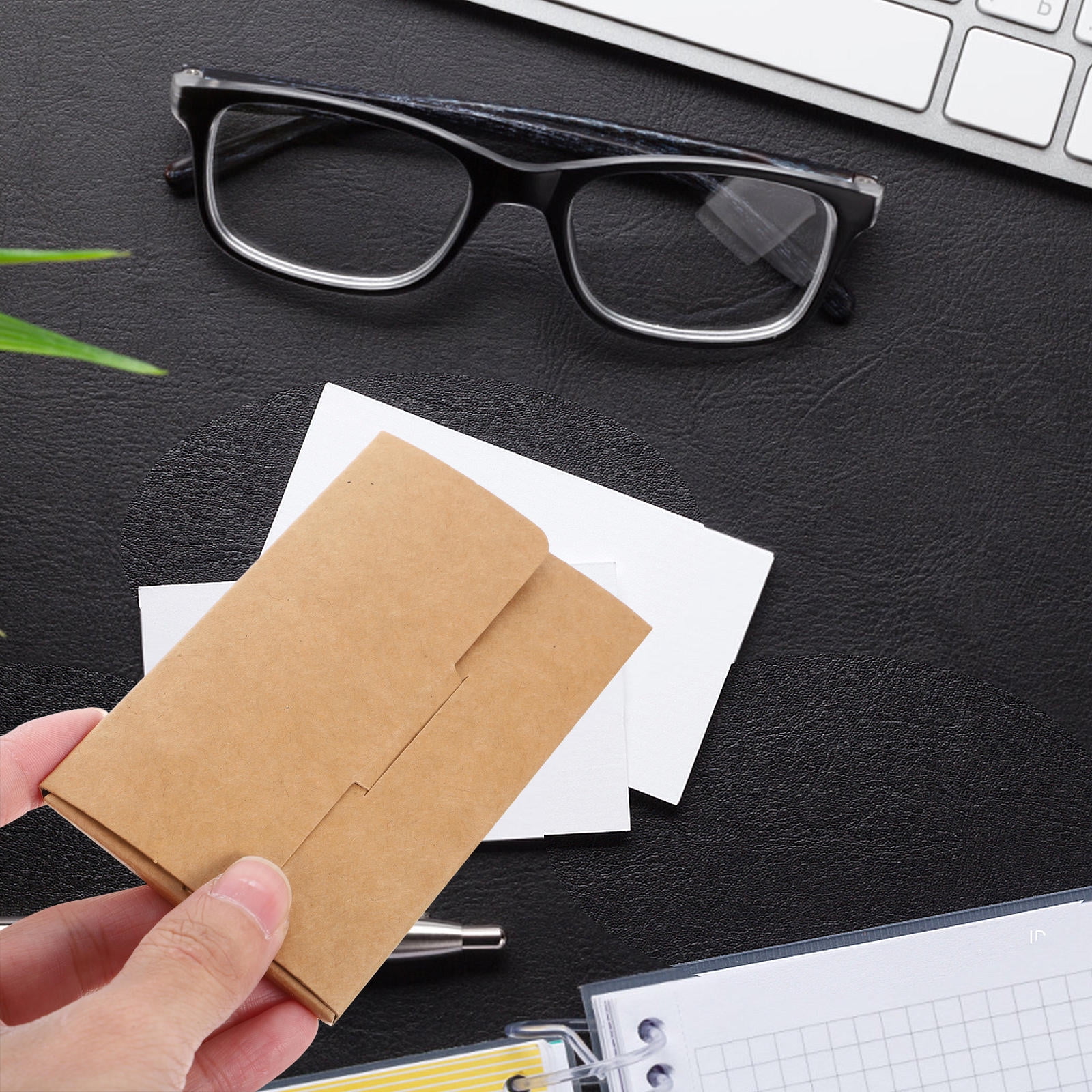 WHAMVOX 30pcs Client Record Card Box Business Card Holder Multi ...