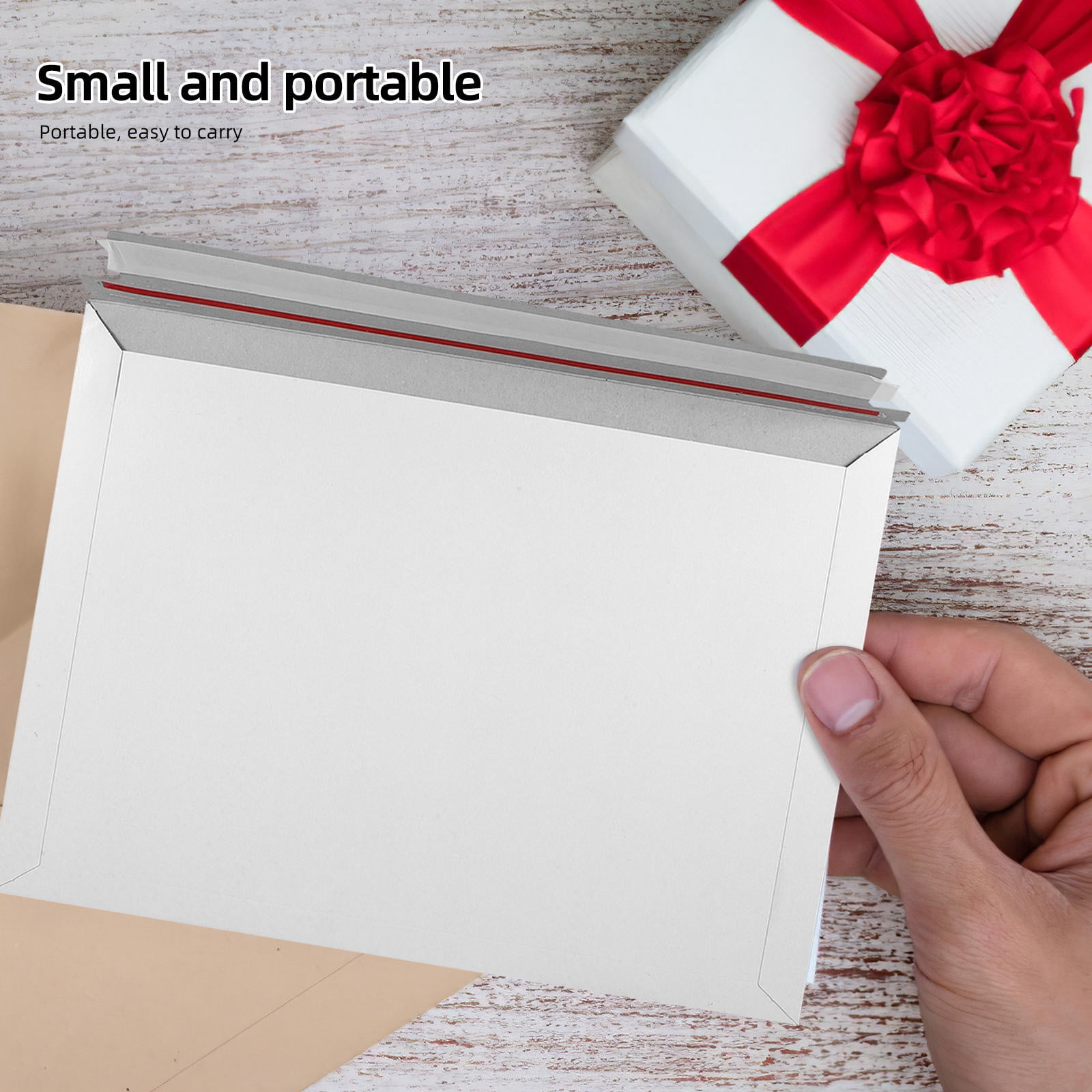 WHAMVOX 30pcs Rigid Mailer Self Seal Photo Document Mailers A4 Stay ...