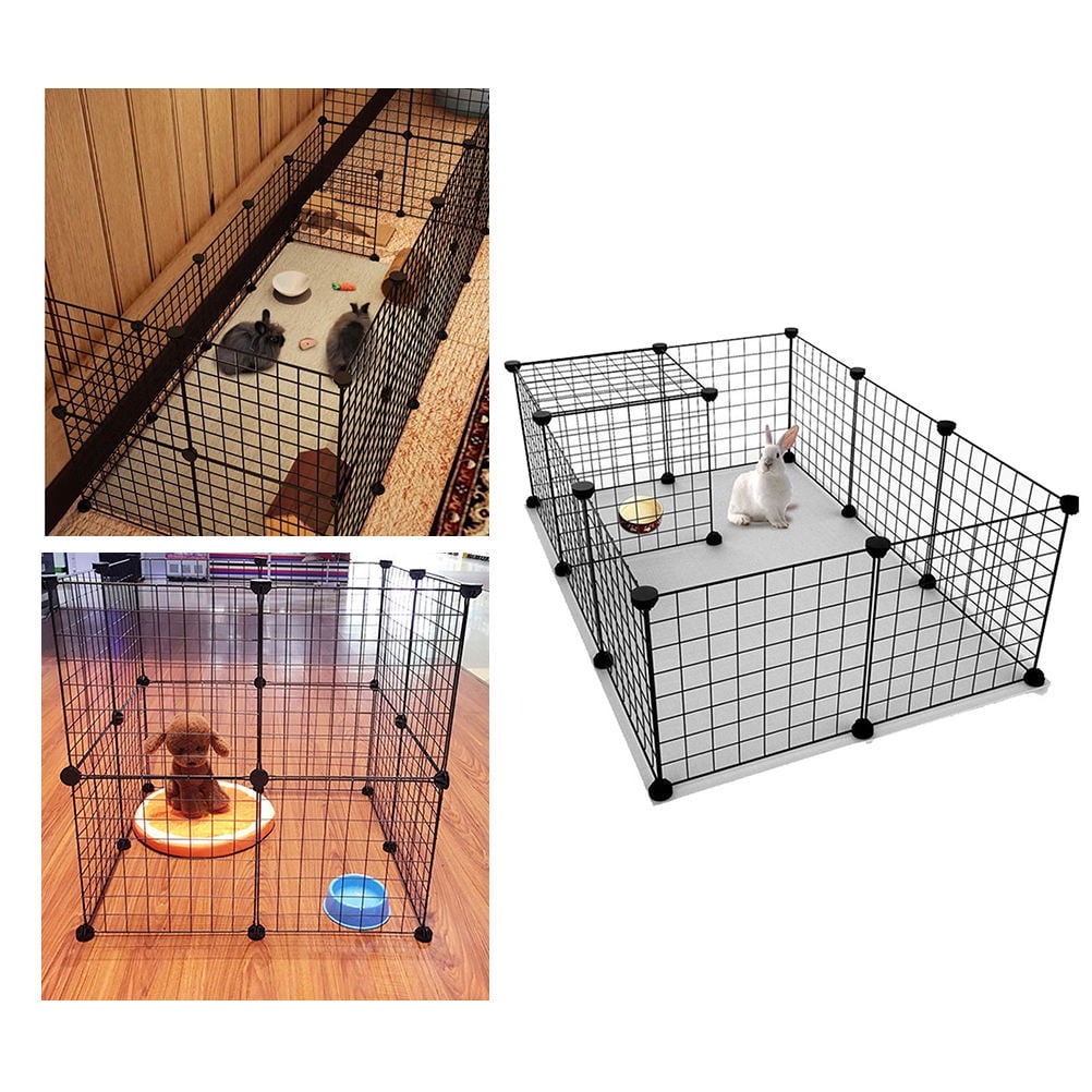 WHAMVOX 35 X35 Iron Cage Crates for Dogs Indoor Puppy Playpen Kennels ...