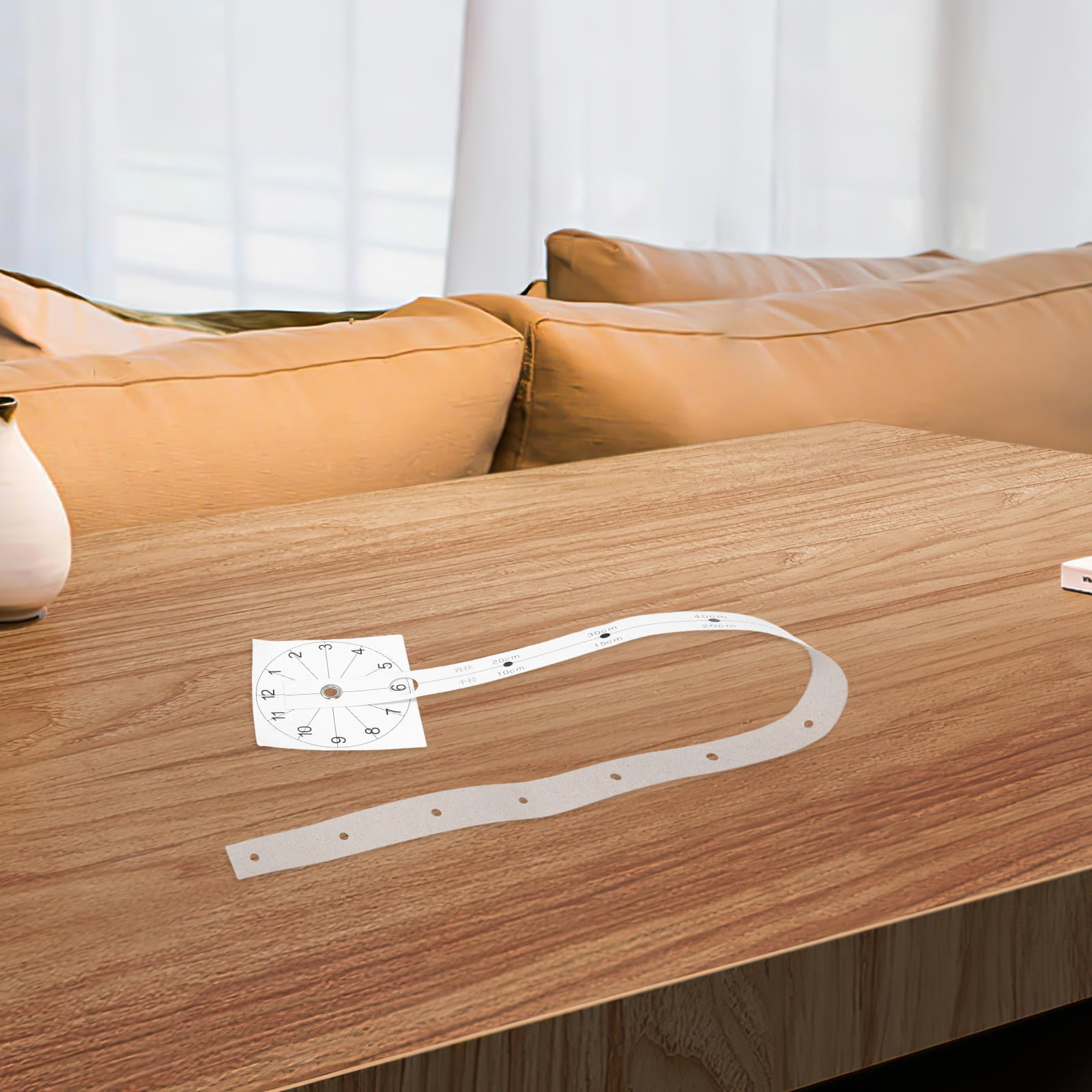 WHAMVOX 3PCS DIY Wall Clock Assembly Kit Graduated Paper Ruler ...