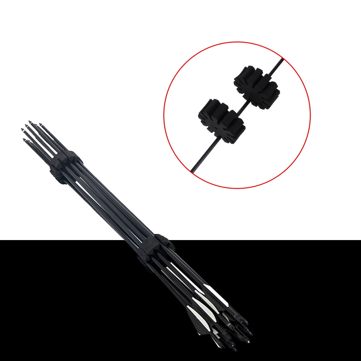 WHAMVOX 3Pack Arrows Display Hanger Black EVA Fletching Shooting Gear ...