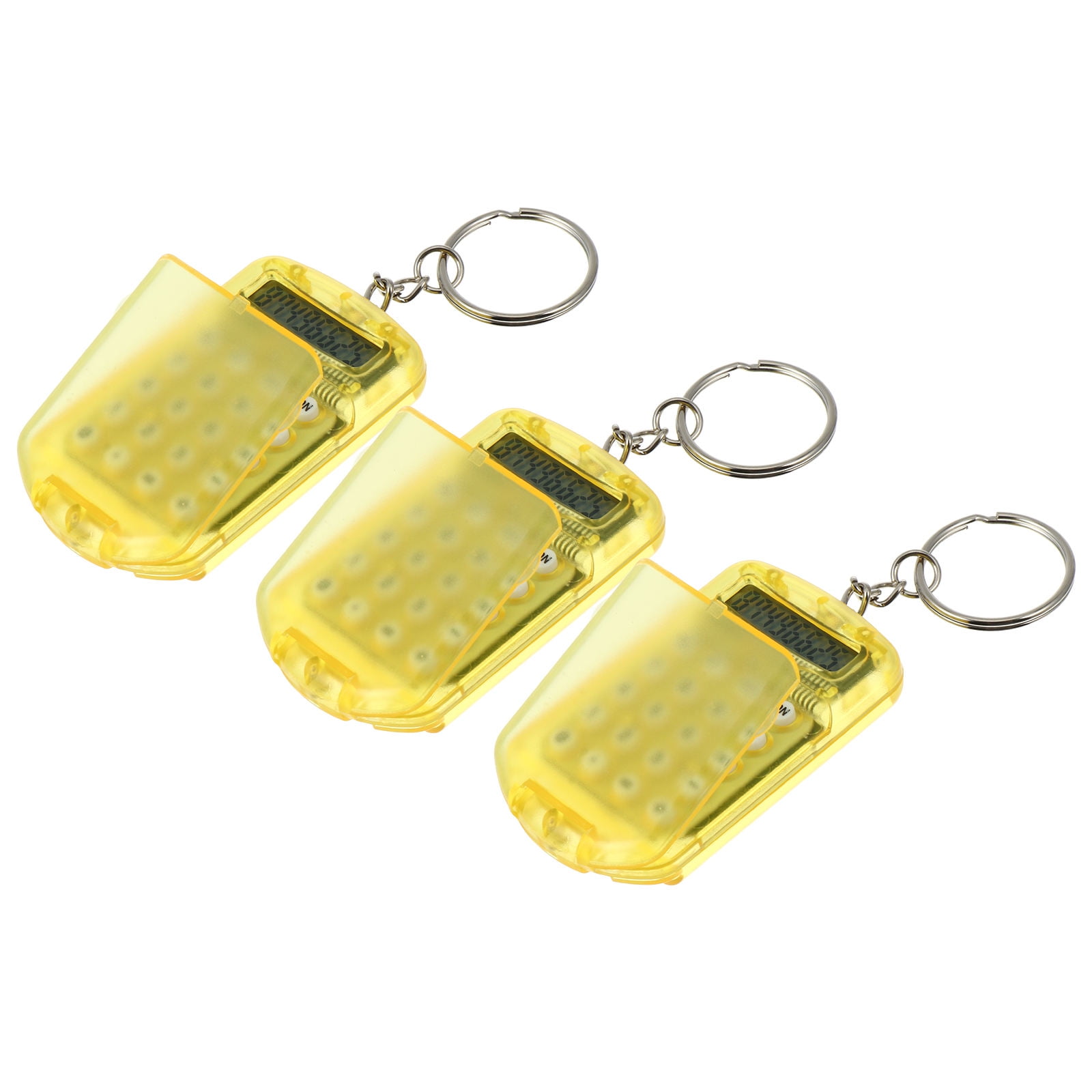 WHAMVOX 3Pack Orange Mini Keychain Calculator for General Users and ...
