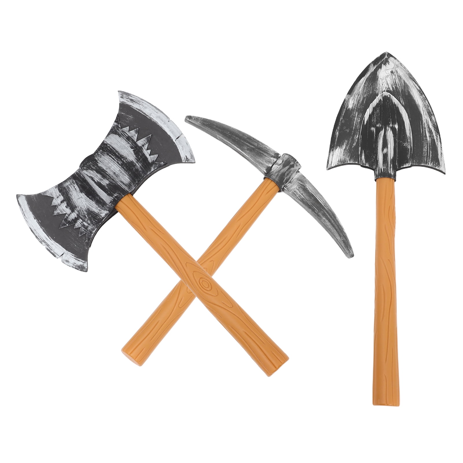 WHAMVOX 3Pcs Fake Model Foam Dwarf Costume Prop Stage Performance Prop ...