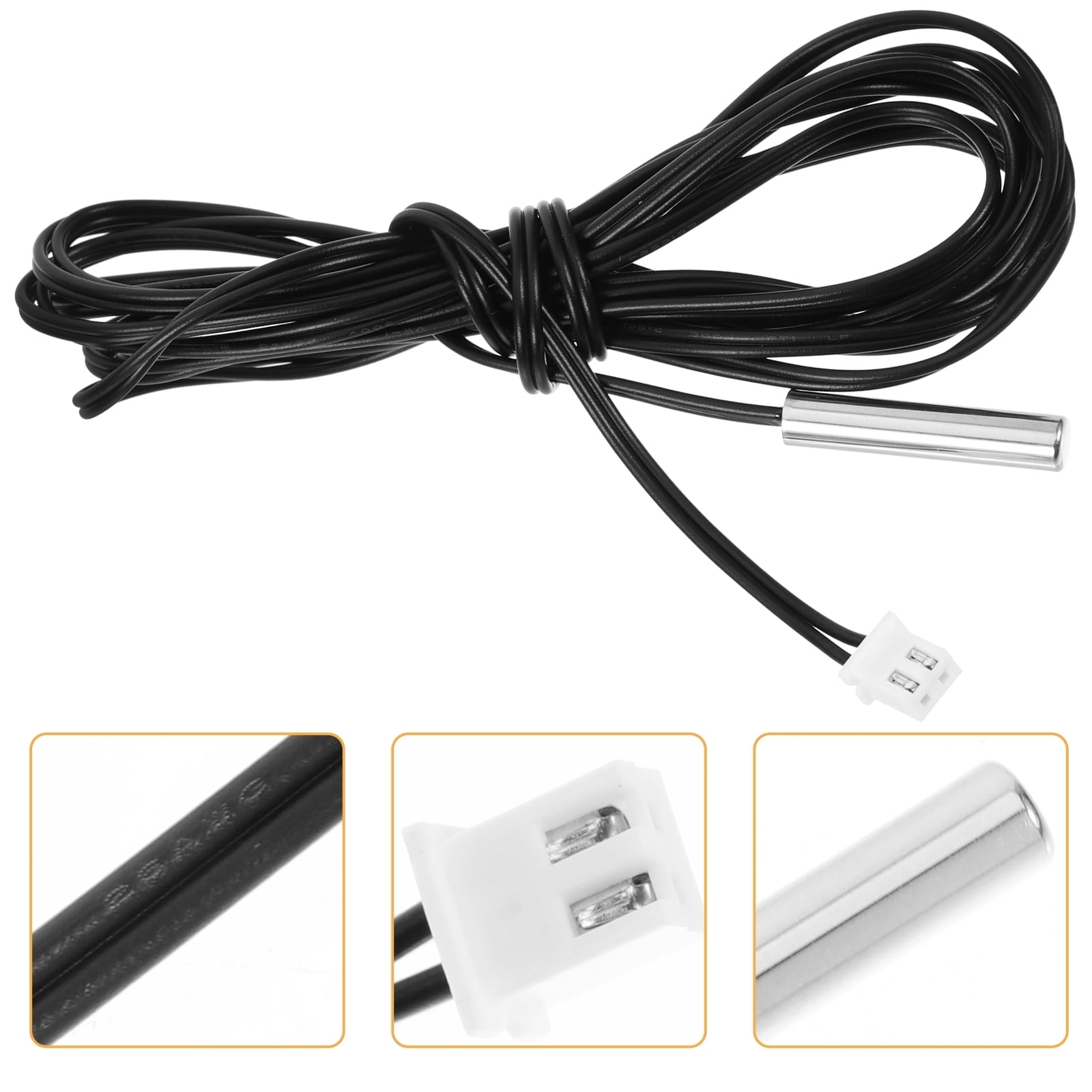 WHAMVOX 3Pcs Temperature Sensor Thermistor Temp Probe Long Temperature ...