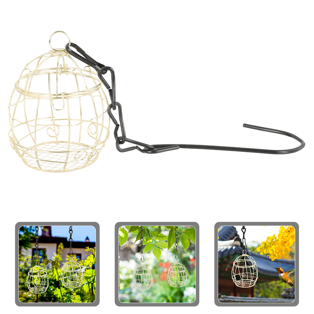 WHAMVOX 3pcs Bird Feeder Ball with Hooks, Small Birds Feeder Wild Birds ...